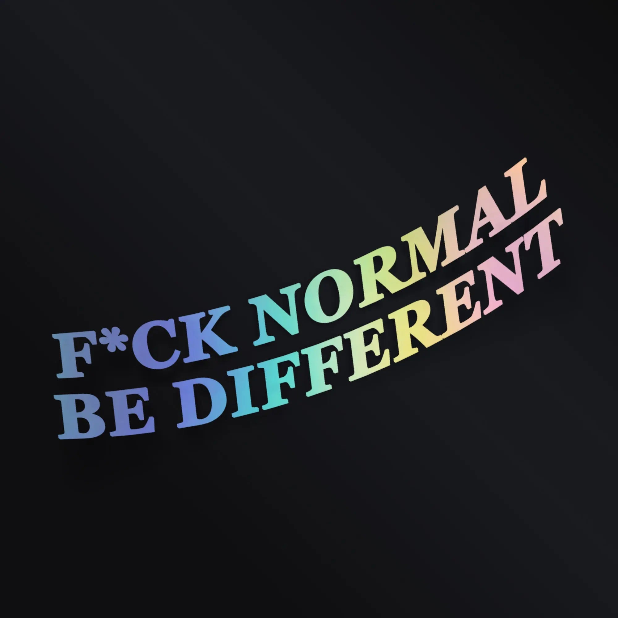 F*CK NORMAL STICKER – Merakii Garage