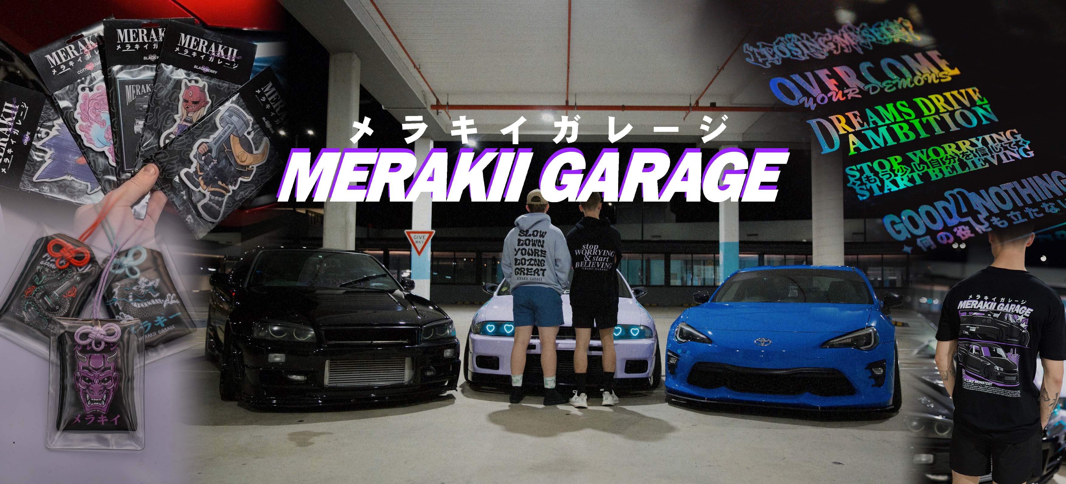 Merakii Garage: Premium Car Apparel, Stickers & Accessories Store